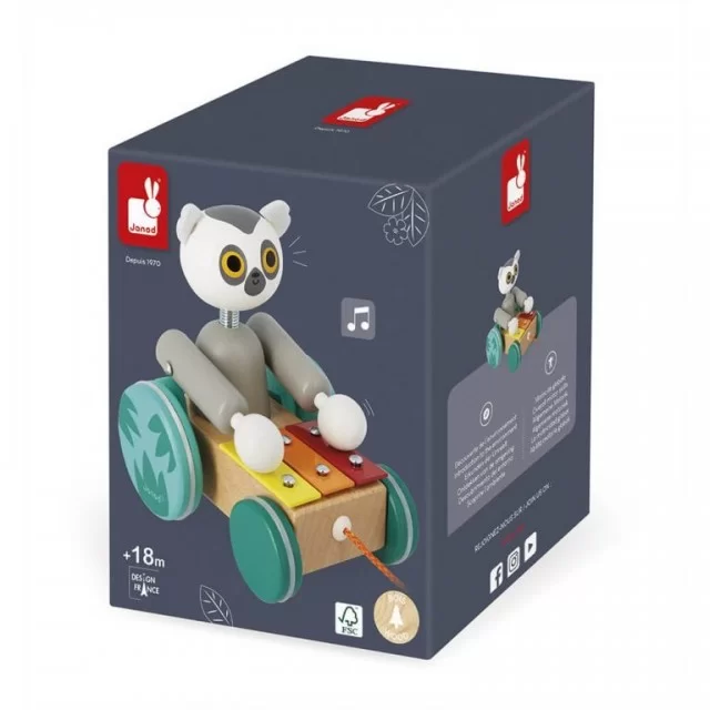 Tropik - Lemur na povlačenje sa ksilofonomNasmejani svet - igračke za decu