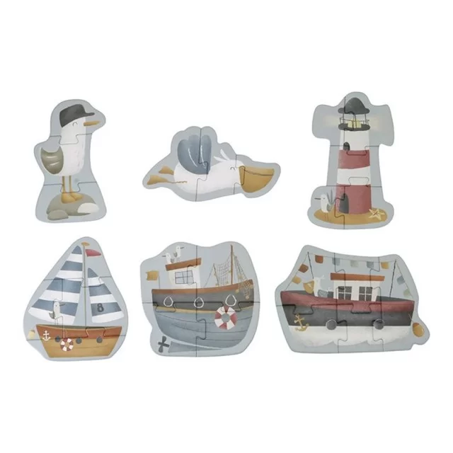 Puzzle 6 U 1 - Sailors BayNasmejani svet - igračke za decu