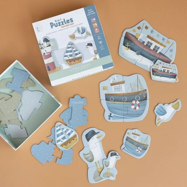 Puzzle 6 U 1 - Sailors BayNasmejani svet - igračke za decu