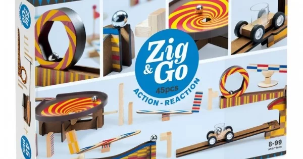 Zig And Go - Konstrukcijski Set, 45 DelovaNasmejani svet - igračke za decu